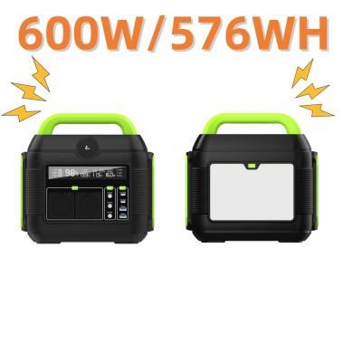 中国 リサイクル可能 600W/160000mAh 急速充電電池 110V ポータブル AC/DC/USB/C型電源バンク S6 販売のため