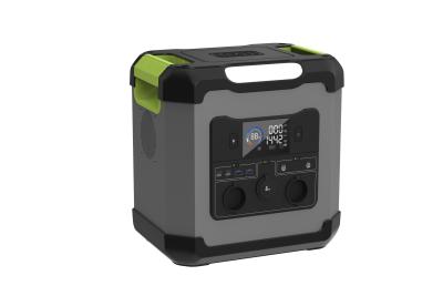 China 2000W carregamento rápido MPPT LiFePO4 Bateria Inverter All-in-One Off Grid Sistema solar com tomada de saída AC britânica à venda