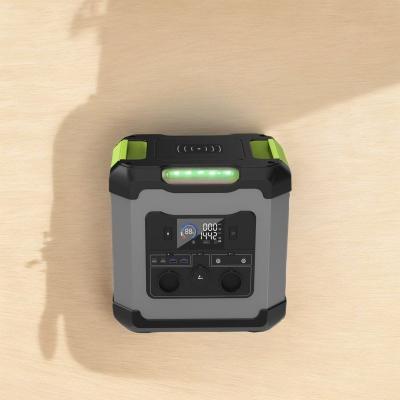 Cina Centrale elettrica portatile di uscita 2000W AC 1680wh Batteria al litio Generatore solare per esterni in vendita
