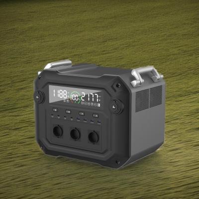 中国 Un38.3/MSDS 試験された太陽光発電機 2500W 2000W 3000W モバイル用携帯発電所 販売のため