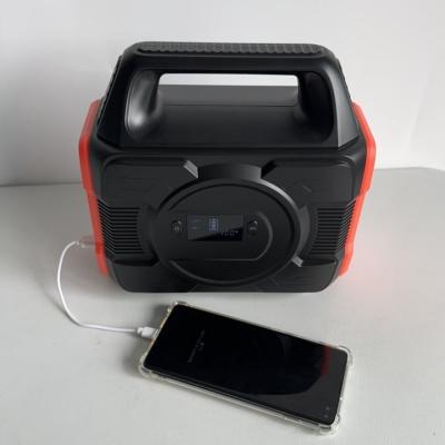 Cina 300W 288wh Batteria multifunzionale portatile Stazione di energia solare per campeggio Immagazzinamento di energia Batteria rivela Display a cristalli liquidi in vendita