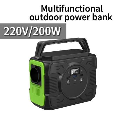 Cina Centrale elettrica portatile da 200W con batteria di sicurezza in polimero e power bank con uscita QC3.0 in vendita