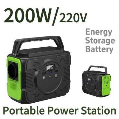 中国 200W 屋外エネルギー貯蔵 パワーバンク リチウムイオン電池付き 携帯電源 販売のため