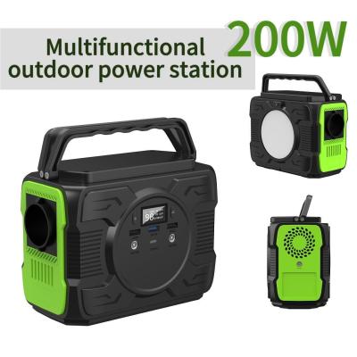 中国 200W リチウム電池 ポータブルUPS電源発電所 パワーバンク発電機 ヨーロッパ市場向け 販売のため
