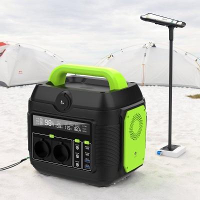 China Outdoor Camping Power Solution 600W Power Station met lithiumbatterie en S6 Output Te koop