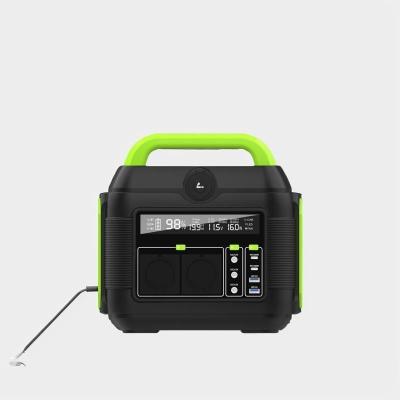 Cina Stazione elettrica portatile di ricarica solare all'aperto con batteria al litio da 600W e pacchetto rimovibile in vendita
