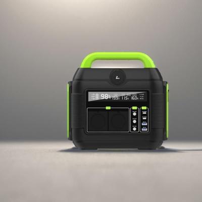 China Onthullen Liquid Crystal Display 600W Fast Charging Power Mini Emergency Generator met EU AC Socket Te koop