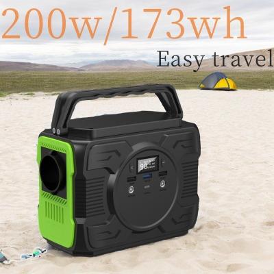 China Noodcamping 200W elektriciteitscentrale met LiFePO4-batterij en draagbare zonne-generator Te koop