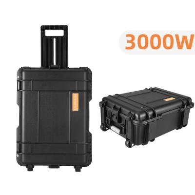 Китай LiFePO4 аккумулятор 3000W2048wh портативная электростанция для зарядного банка электромобилей продается