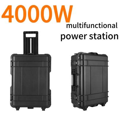 Cina Centrale elettrica portatile da 4000W 220V 500wh Forma d'onda di uscita AC Onda sinusa pura in vendita
