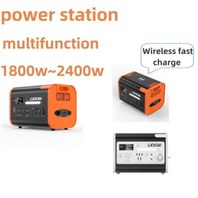 Cina Socket CA delle Nazioni Unite 220V±5% Generatore solare portatile di emergenza 2200W per campeggio in vendita