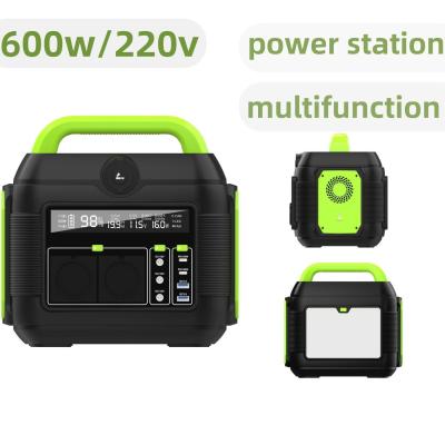 Cina Una presa a corrente alternata 600W illuminazione ricaricabile centrale elettrica portatile generatore solare in vendita