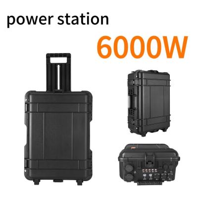 Cina Centrale elettrica esterna Generatore portatile da 6000W con ricarica rapida e 18W USB/Tipo-C in vendita