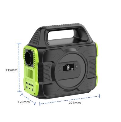 China Draagbare zonne-energiecentrales van 300 W laden elk apparaat op met Type-C en adapter Te koop