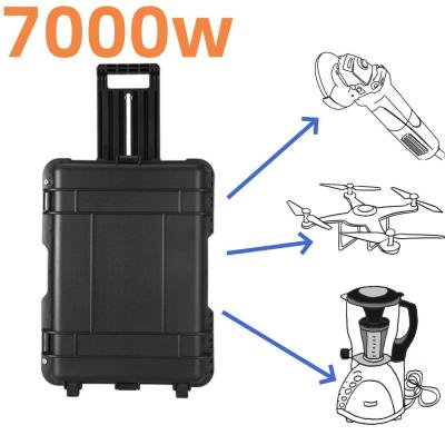 中国 パワー 7000W/6993wh 屋外用太陽光発電機 610*440*250mm 防爆ライト 販売のため