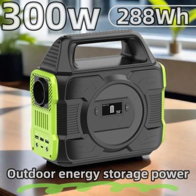 Cina Centrale elettrica portatile di alta capacità riciclabile da 300W per campeggi con celle solari incluse in vendita