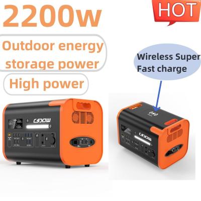 Cina Un38.3/Msos Autenticazione 2200W Stazione di ricarica portatile 220V Generatore solare per ufficio in vendita