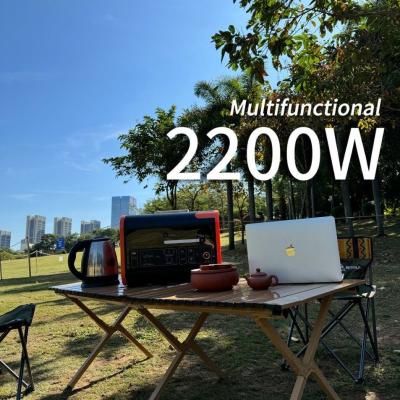 Cina Un38.3/Msos Certificato 2200W Outdoor Portable Power Station con 2000W Solar Power System in vendita