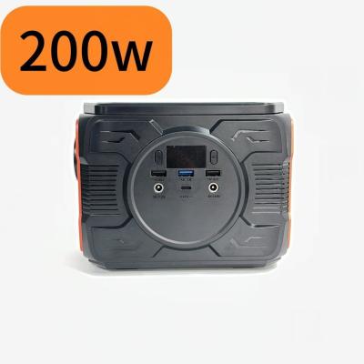 China A mais recente estação de energia portátil de gerador solar de acampamento ao ar livre de 200W com saída QC3.0 à venda