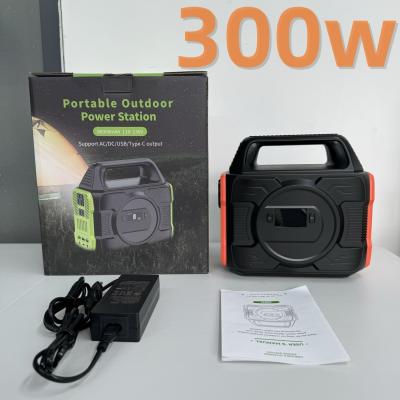 China Proteção contra curto-circuito de 300W Bateria de energia gerador solar Estação de energia móvel compacta à venda