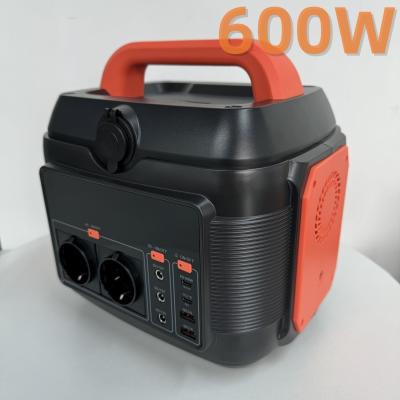 China 600W Tipo-C Pd 100W Ondas sinusoidais Bateria de lítio Protecção contra sobre-temperatura Ja Soquete AC à venda