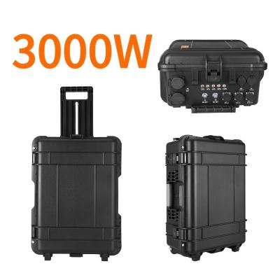 China LT-30 Alta Capacidade 3000wh 3300W LiFePO4 Bateria Estação de Energia Portátil para acampamento à venda