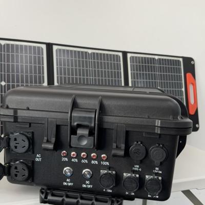 China AC Pure Sine Wave Output 3000W Carregador Solar Portátil Central Elétrica de Lítio para Exteriores à venda