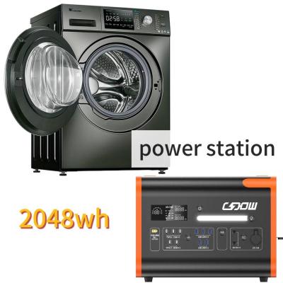 Cina 2200W/2048wh Stazione elettrica mobile di emergenza portatile ad alta temperatura con LiFePO4 in vendita