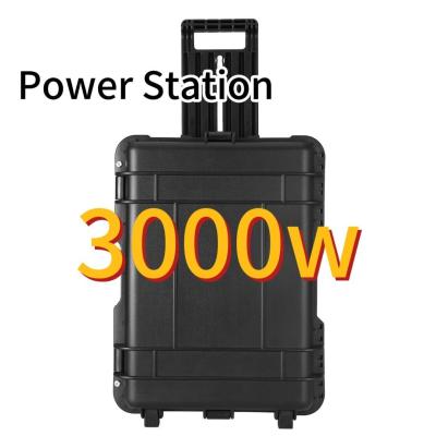 China Zonne-energiecentrale voor buitenshuisgebruik 3000W met meerdere beschermingsfuncties Te koop