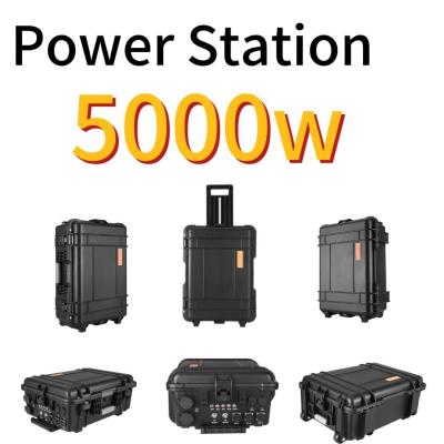 China Puur sinusgolfinverter type Buiten 5000W Grote capaciteit Lithium Zonnecentrale Te koop