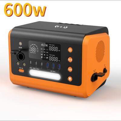 Cina Immagazzinamento di emergenza in standby 600W Stazione elettrica esterna portatile con ricarica rapida 1 ora in vendita