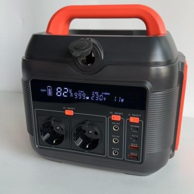 Cina Centrale solare portatile all'aperto da 600W con presa AC e colore personalizzabile in vendita