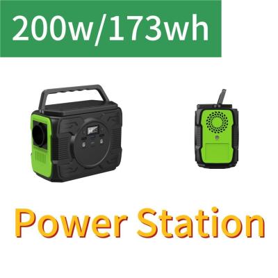 Cina Stazione elettrica mobile portatile con luci a LED Voltaggio di uscita AC 110/220V-50Hz/60Hz 200W in vendita
