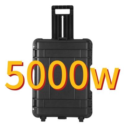 Cina Carica auto 5000W/100ah Batteria al litio di grande capacità Stazione di energia solare per esterni in vendita