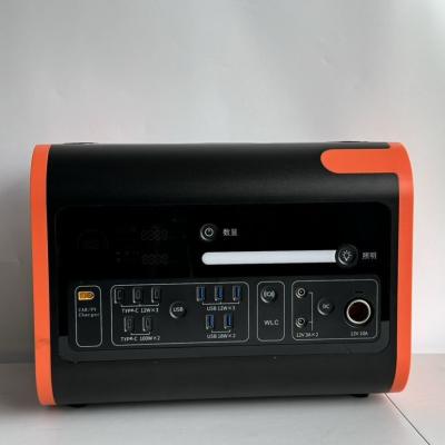 China 800W zonne-invoer draagbare mobiele elektriciteitscentrale 200W zuivere sinusgolf-omvormer 2200W buiten noodgeval Te koop