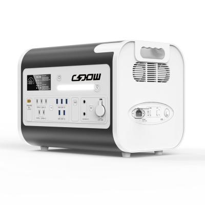 Cina Vendi una centrale elettrica portatile a batteria al litio di alta capacità da 2200W per la ricarica rapida in vendita