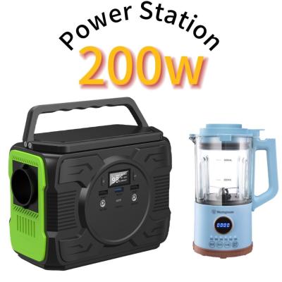 中国 200W/173wh リチウム電池 EC5出力12V/200-300Aの携帯太陽光発電所 販売のため