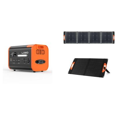 Cina Centrale elettrica portatile 1500W/2200W/3000W UPS con presa di uscita AC in nero arancione in vendita