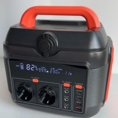China 600W Lithiumbatterij stroomvoorziening voor de Aii-markt USB Type C DC en AC-uitgang Te koop
