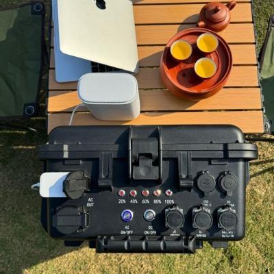 Cina Stazione di energia solare portatile da campeggio da 3000W con inverter di onde sinusoide puro LiFePO4 Backup batteria in vendita