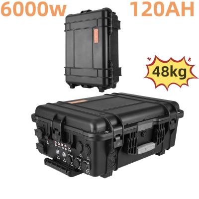 China AC Pure Sine Wave 6000W/120ah Gerador Solar para Solução de Energia Doméstica e Externa à venda