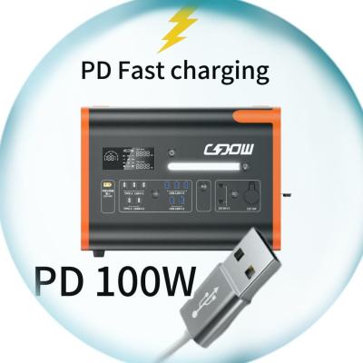 China 2200W AC DC Tipo C Bateria de reserva de energia de emergência Estação de energia portátil personalizável à venda