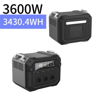 China Bidirectional Inverter 3600W/3430.4wh Multi-Functional Mobile Power Supply for Outdoor for sale