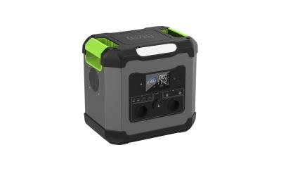 China Draagbare elektriciteitscentrale 1500W wisselstroom-uitgangsvermogen en Type-C2-uitgang 12V/2,25A voor noodgevallen Te koop