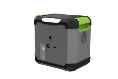 China Draagbare elektriciteitscentrale 1500W wisselstroom-uitgangsvermogen en Type-C2-uitgang 12V/2,25A voor noodgevallen Te koop