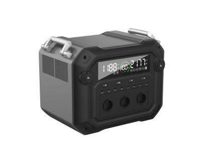 Cina Immagazzinamento di energia Stazione elettrica portatile con 1200W di ingresso CA e 3600W/3430.4wh di capacità in vendita