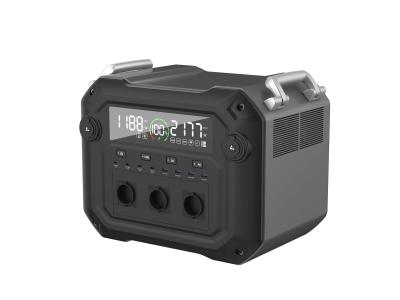 Cina Immagazzinamento di energia Stazione elettrica portatile con 1200W di ingresso CA e 3600W/3430.4wh di capacità in vendita
