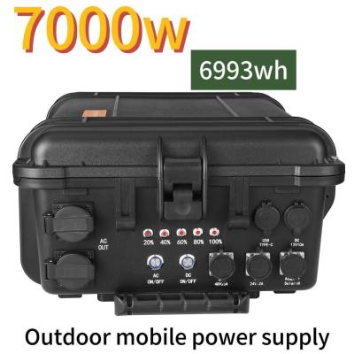 China 7000W/6993whlifepo4 Estação de energia eólica solar recarregável portátil para o exterior à venda