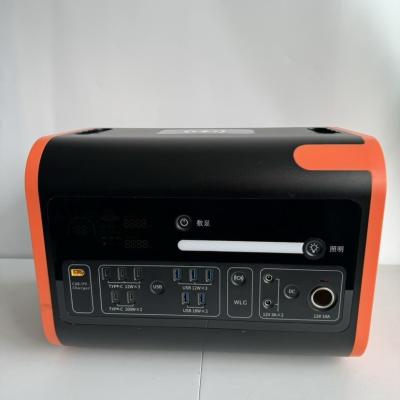 China 2200W de potência constante Estação de energia solar portátil 1500W 1000W para emergência doméstica à venda