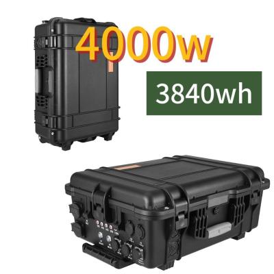 China 4000W Potência de saída Estação de energia solar portátil Perfeito para acampar e energia de espera à venda